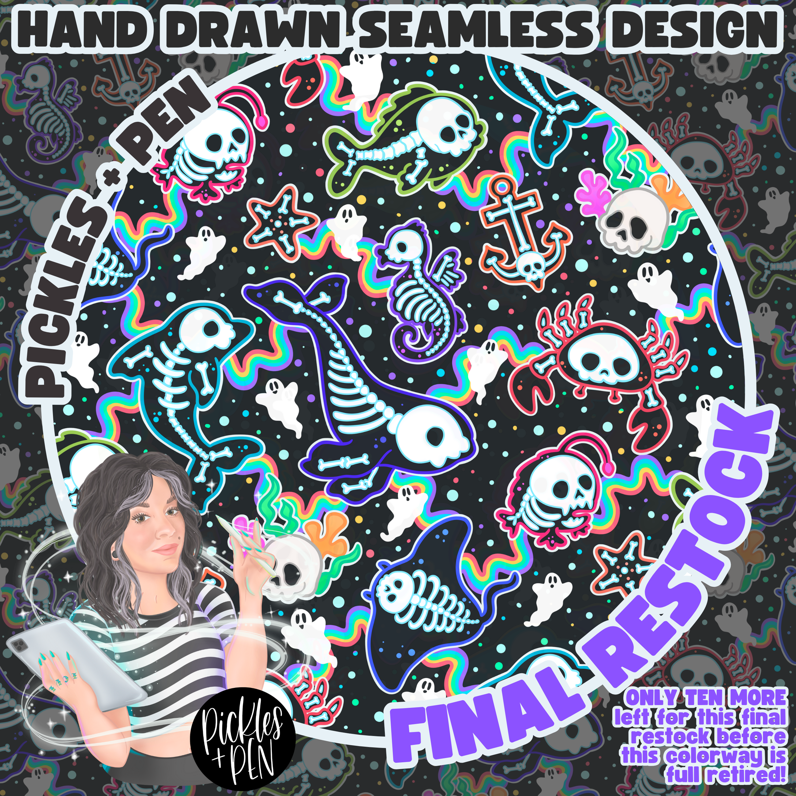 Skelly Fish SMLSS [LIMITED] – PicklesAndPen